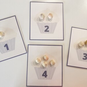 Cupcake Themed Count & Clip Cards Numbers 1-12 Plus Playdough ...