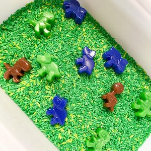 Dinosaur Math Sensory Kit Sensory Kit With Resin Dinosaurs Flisat ...