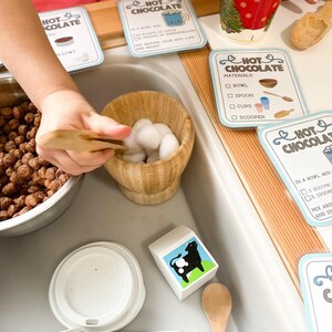 Hot Chocolate Printable Activity Set for Sensory Bin - Etsy