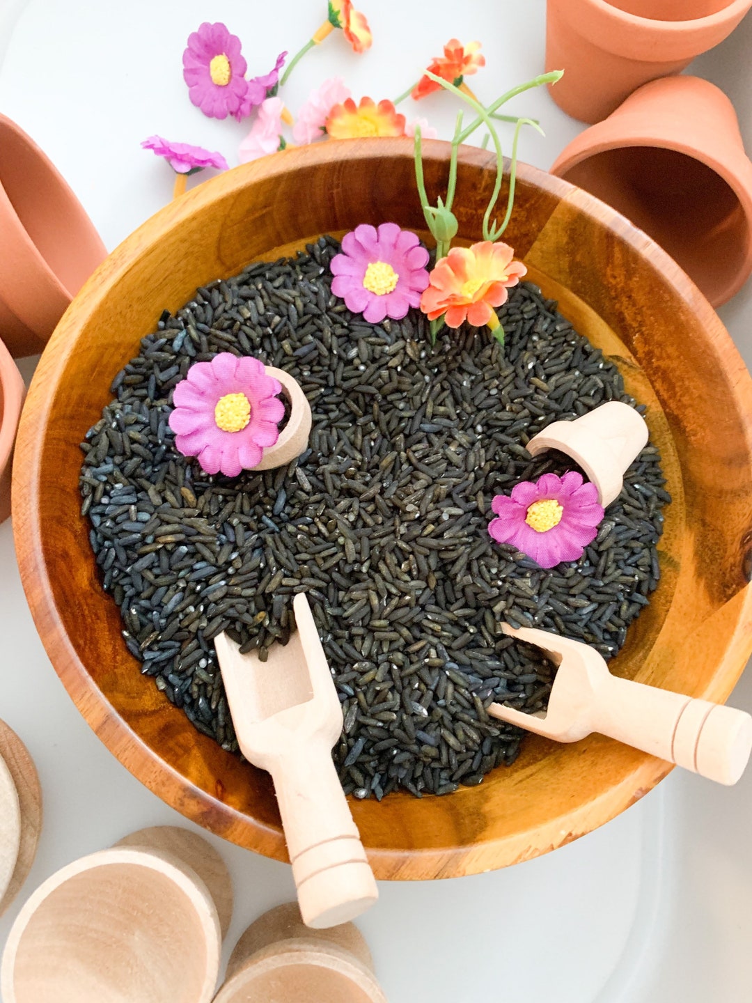 Coloured Sensory Rice for Play - Etsy Canada