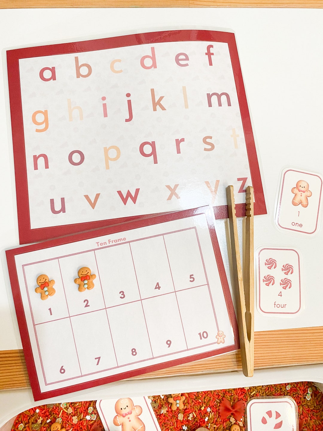 Gingerbread Themed Literacy & Math Bundle - Math Math Activities ...