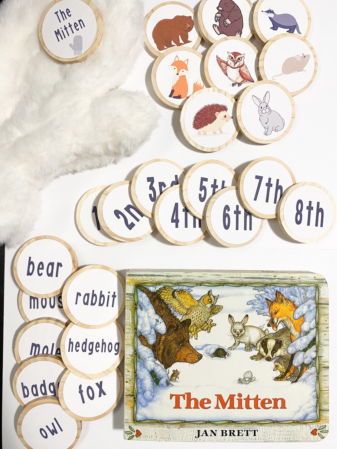 The Mitten Retell Kit With Book Bookish Play - Etsy Canada