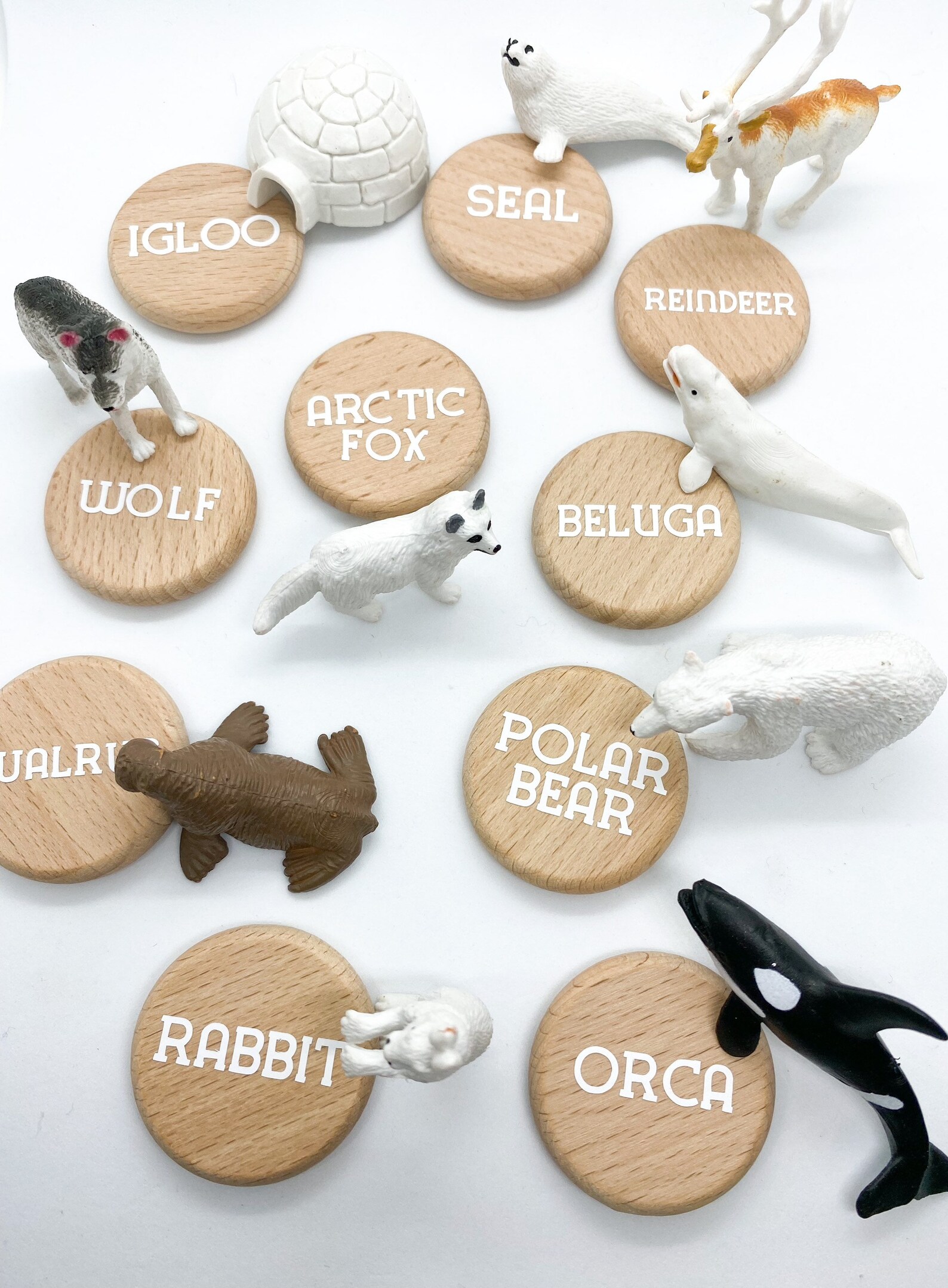 Arctic Animals Printable Set Winter Printable Arctic Animals Math ...