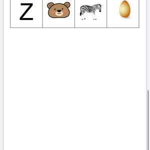 Letter Sounds Matching Cards - Match and Clip Letters - ABC Cards - Etsy