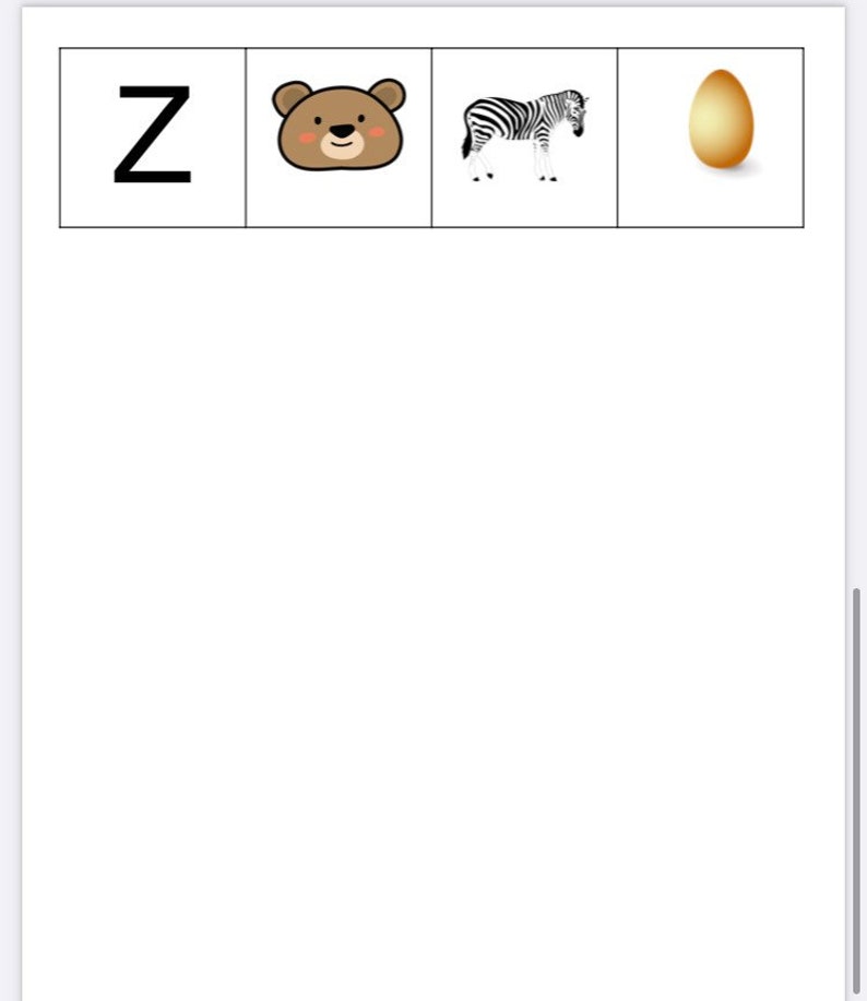 Letter Sounds Matching Cards Match and Clip Letters ABC | Etsy