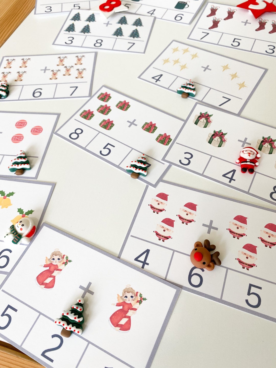 Christmas Themed Literacy & Math Bundle - Math Math Activities ...