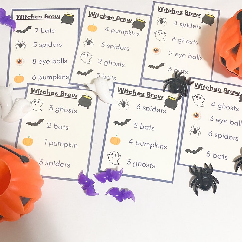 Halloween Recipe Cards - Etsy