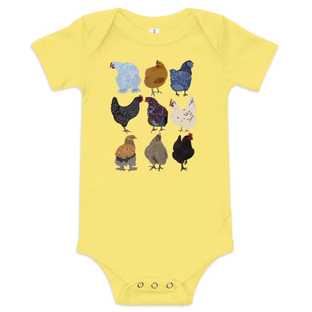 Chicken Onesie - Baby Clothes - Backyard Chickens - Baby Chick - Folksy ...