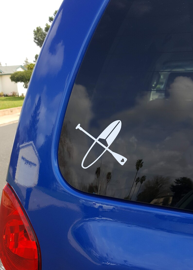 Paddle Board Vinyl Decal Sticker Cute - Etsy