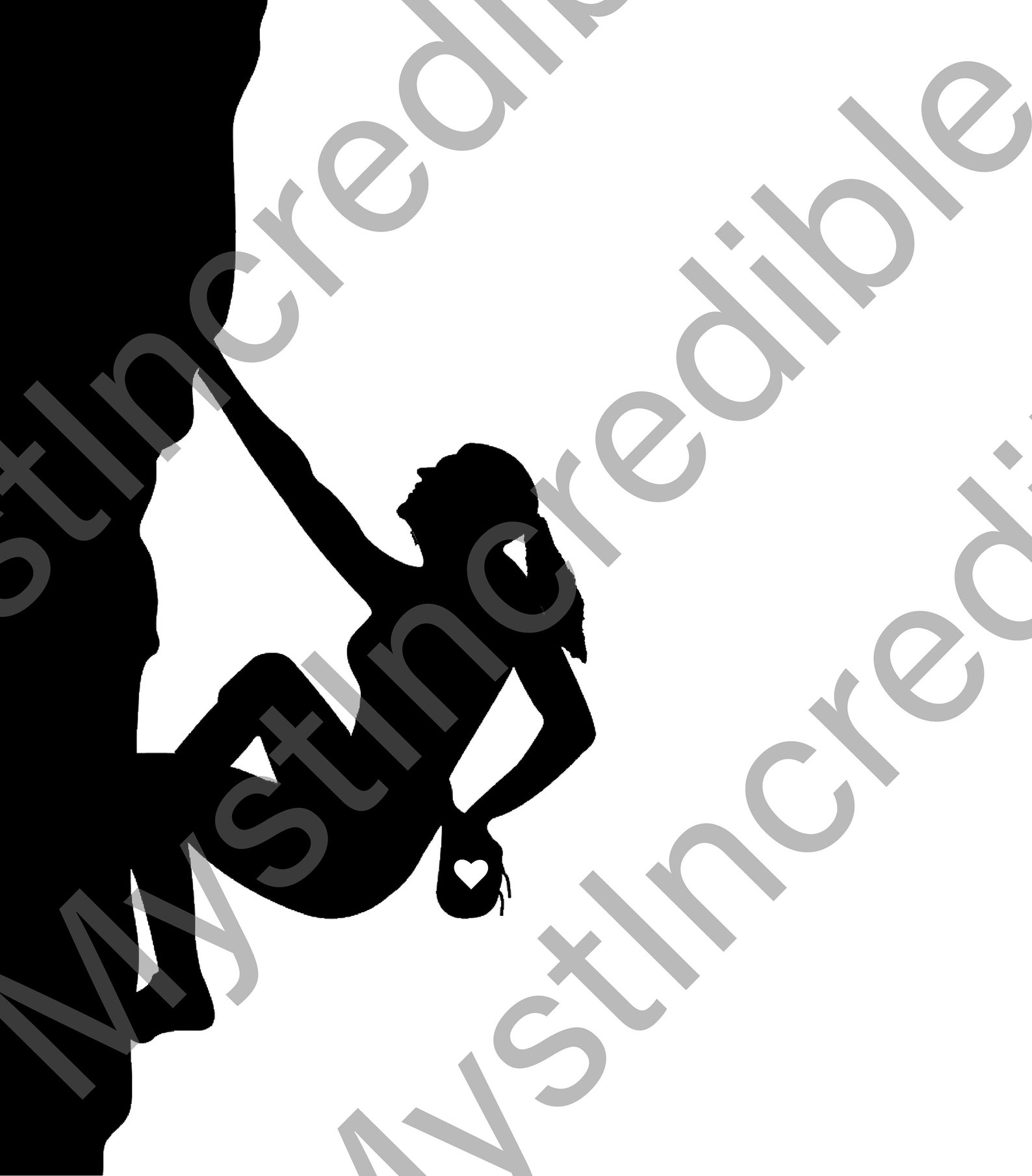 Rock Climbing Girl Vinyl Decal Sticker - Cute - Etsy