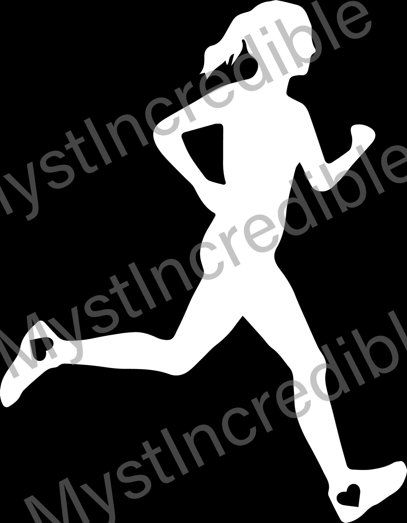 Running Girl Vinile Decal Adesivo - Carino - Etsy Italia