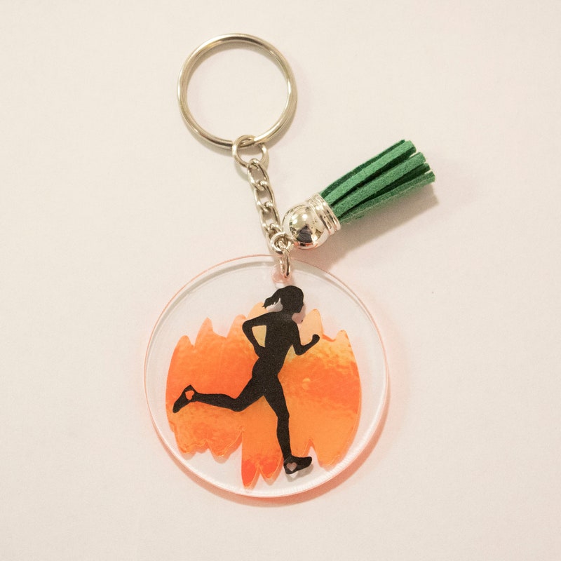 Running Keychain - Etsy