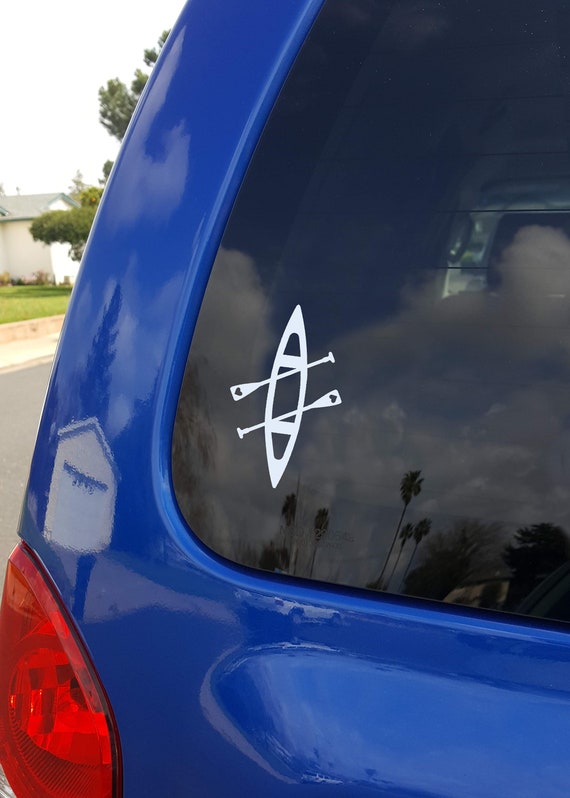 Canoe Vinyl Decal Sticker Cute | Etsy