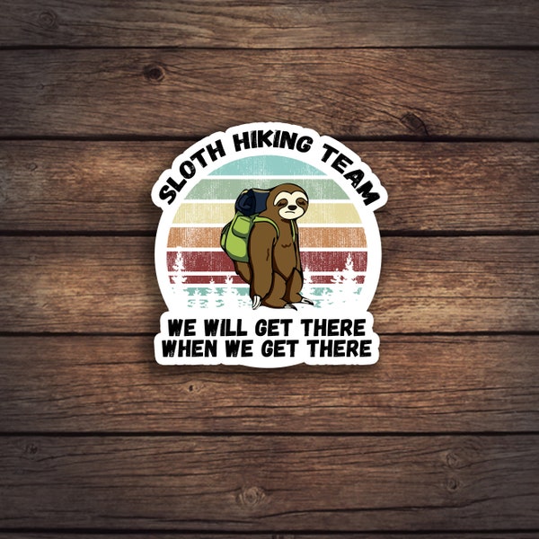 Sloth Hiking Team - Etsy