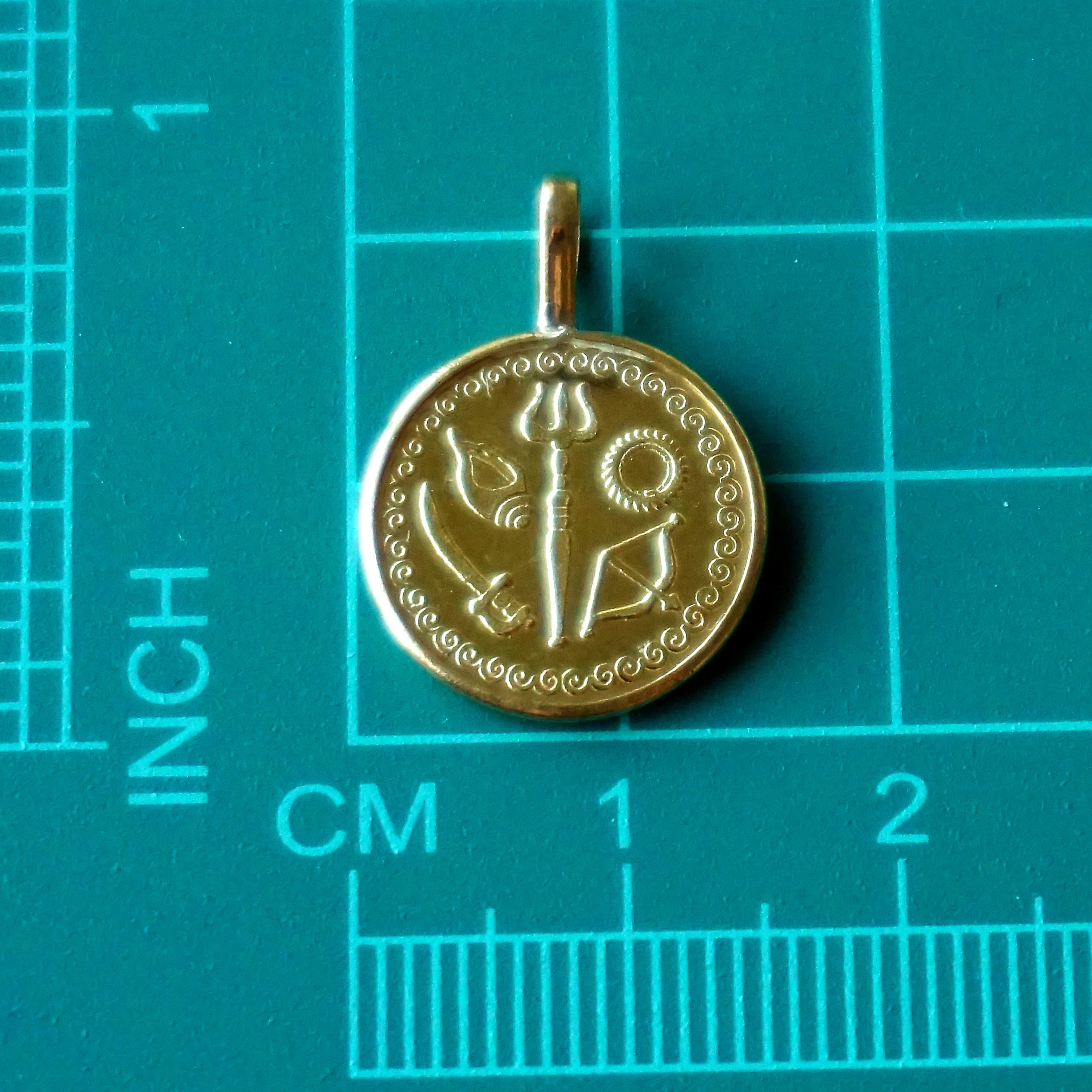 22K Solid Gold Panchayudha & Famous Doctrine of All Buddhas - Etsy UK