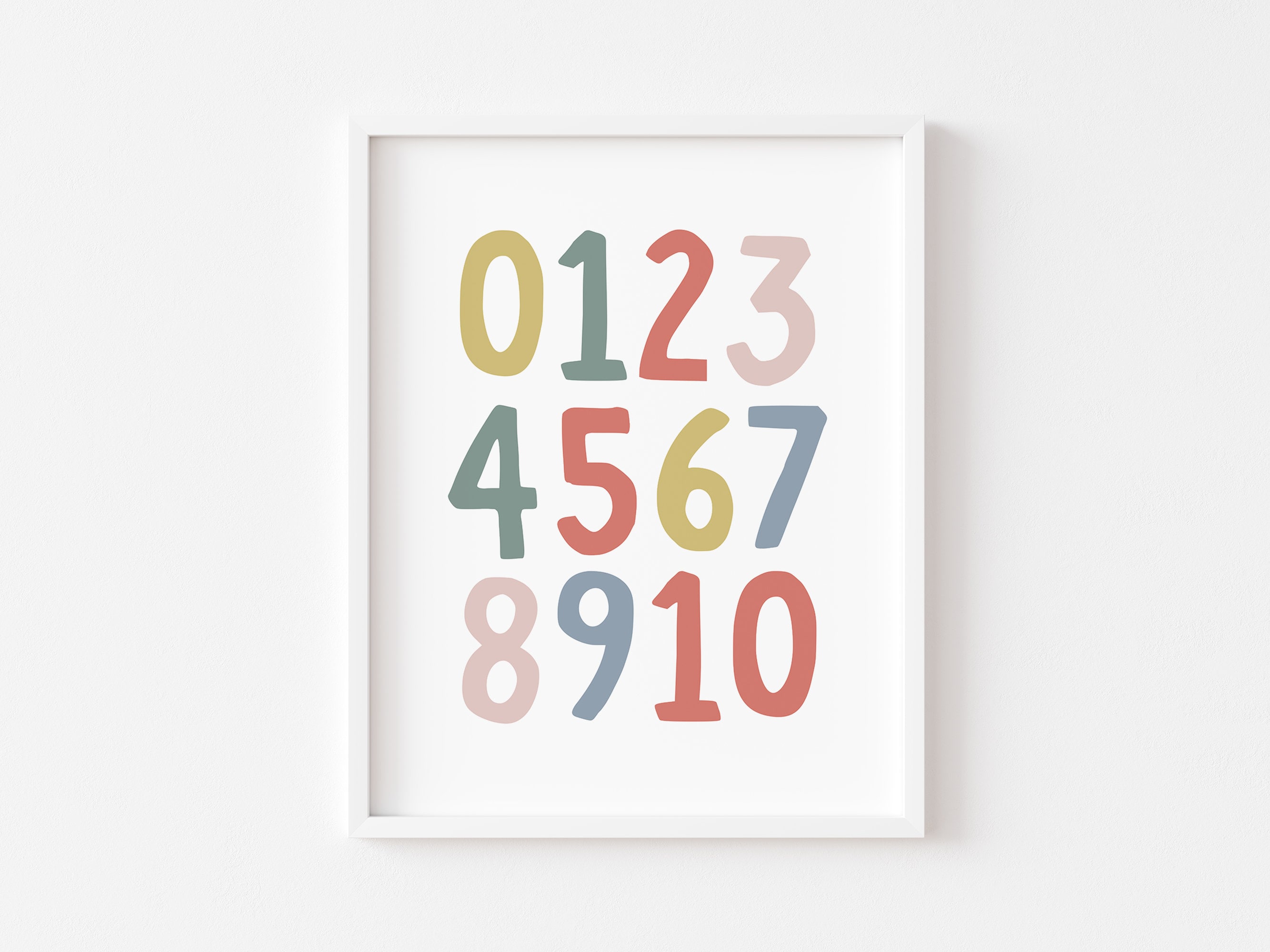 Classroom Decor Set of 3, Alphabet Poster, Shapes Print, Numbers Poster ...