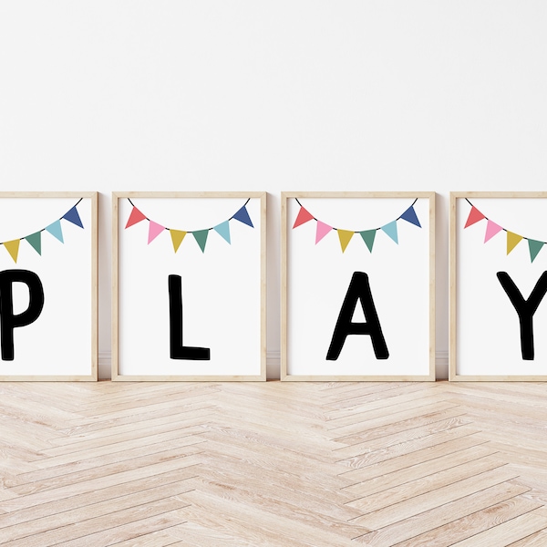 Play Letters - Etsy