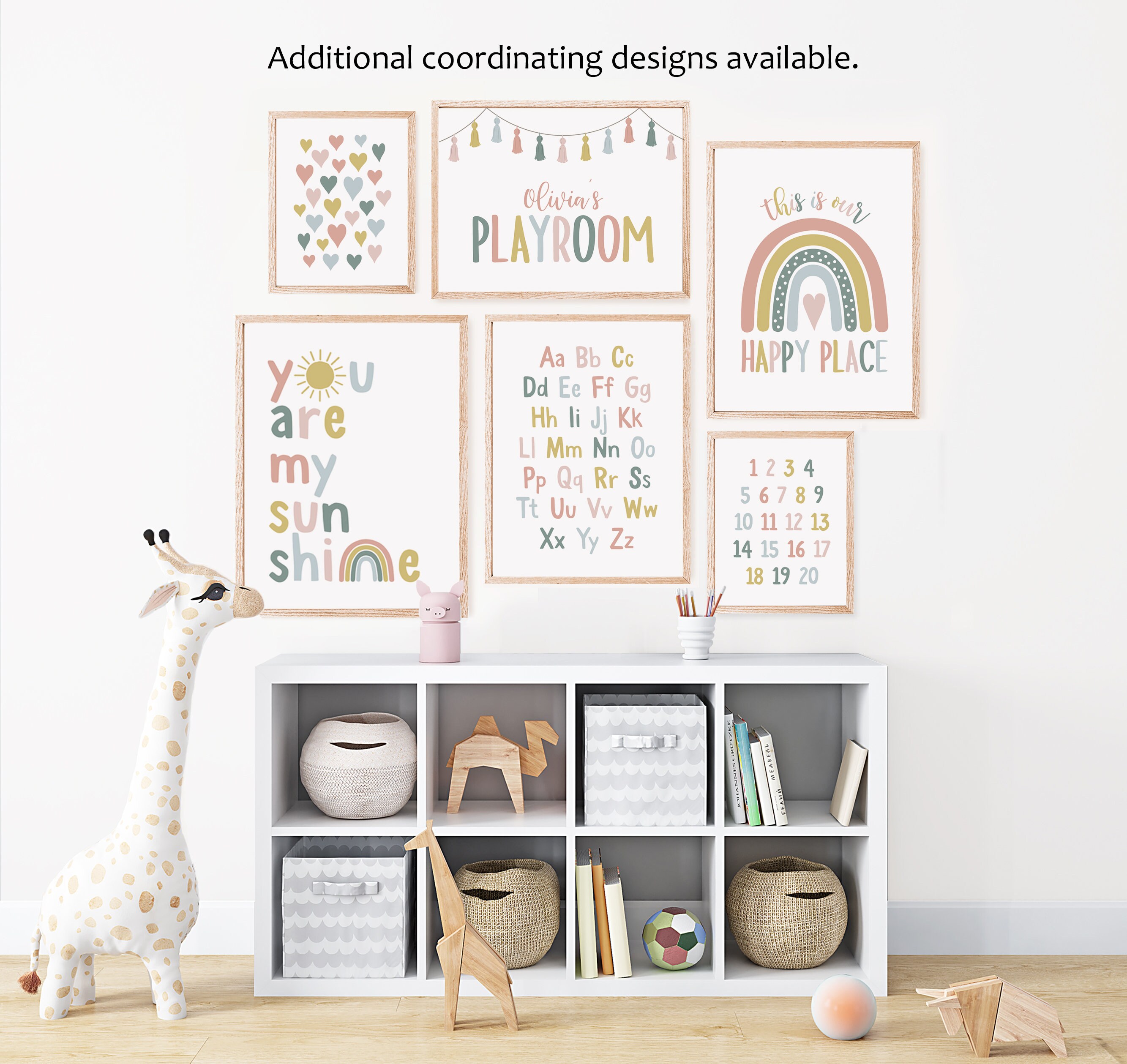Alphabet Poster, ABC Poster, Numbers Print, Lets Read, Lets Play ...