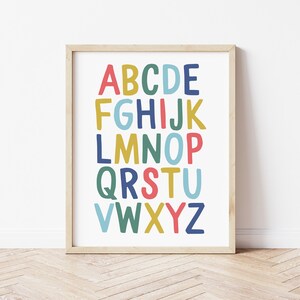 Classroom Decor Set of 3 Alphabet Poster Numbers Poster - Etsy