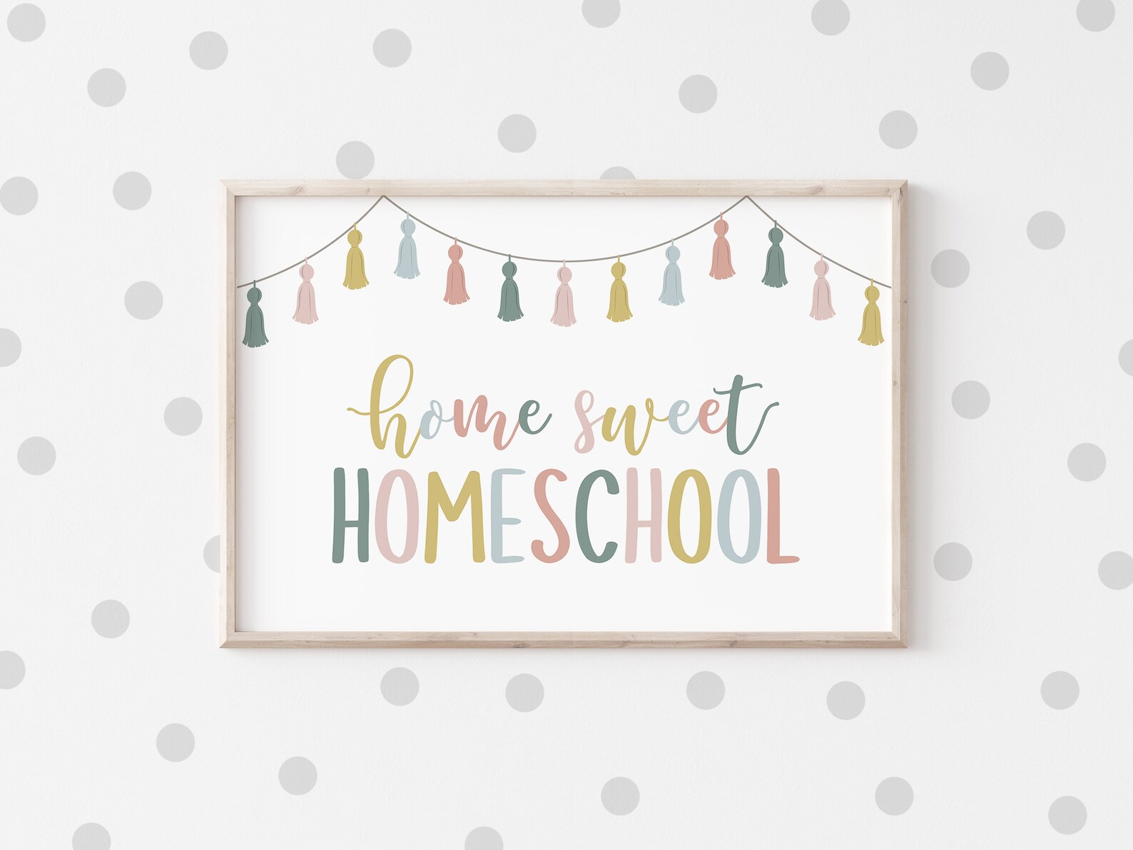 Home Sweet Homeschool Sign, Homeschool Wall Art, Home Sweet Homeschool ...