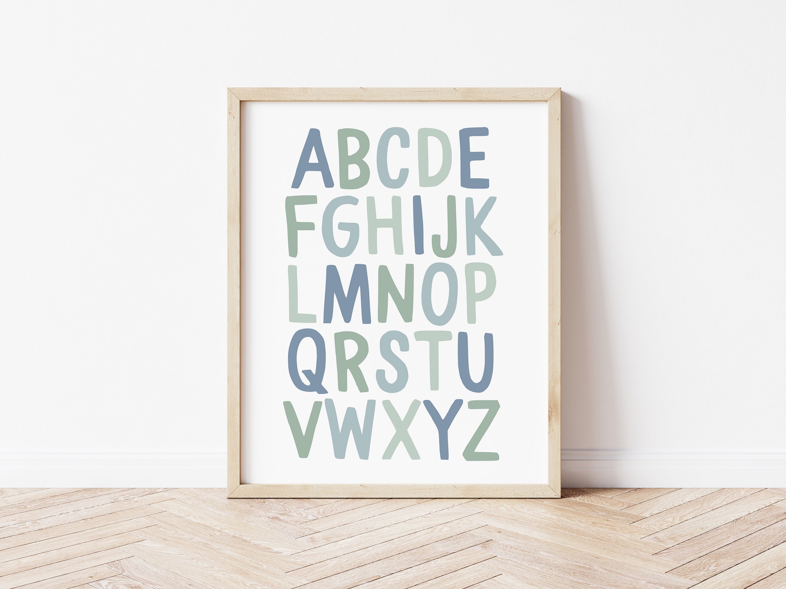 Alphabet Poster, ABC Poster, Playroom Decor, Classroom Decor ...