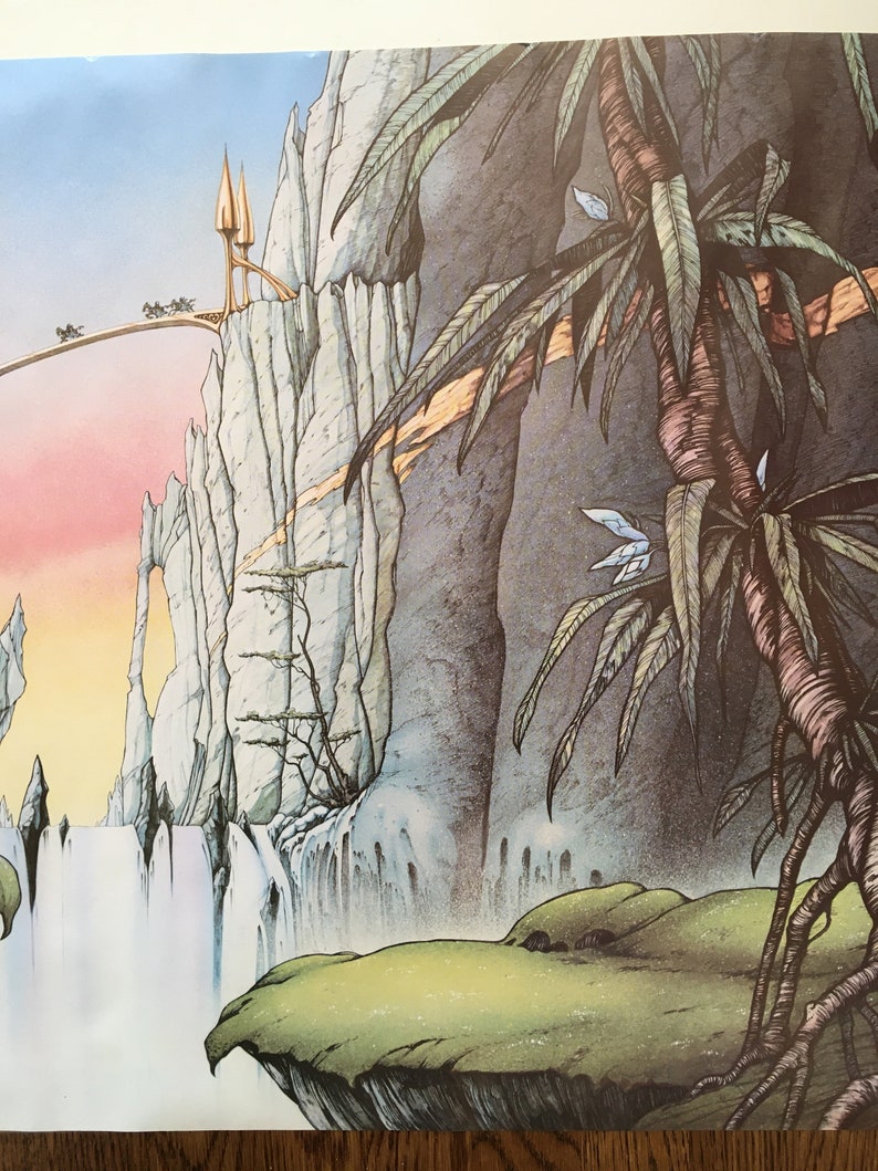 Rodney Matthews Fantasy Art Poster: in Search of Forever, 1976 Big O - Etsy