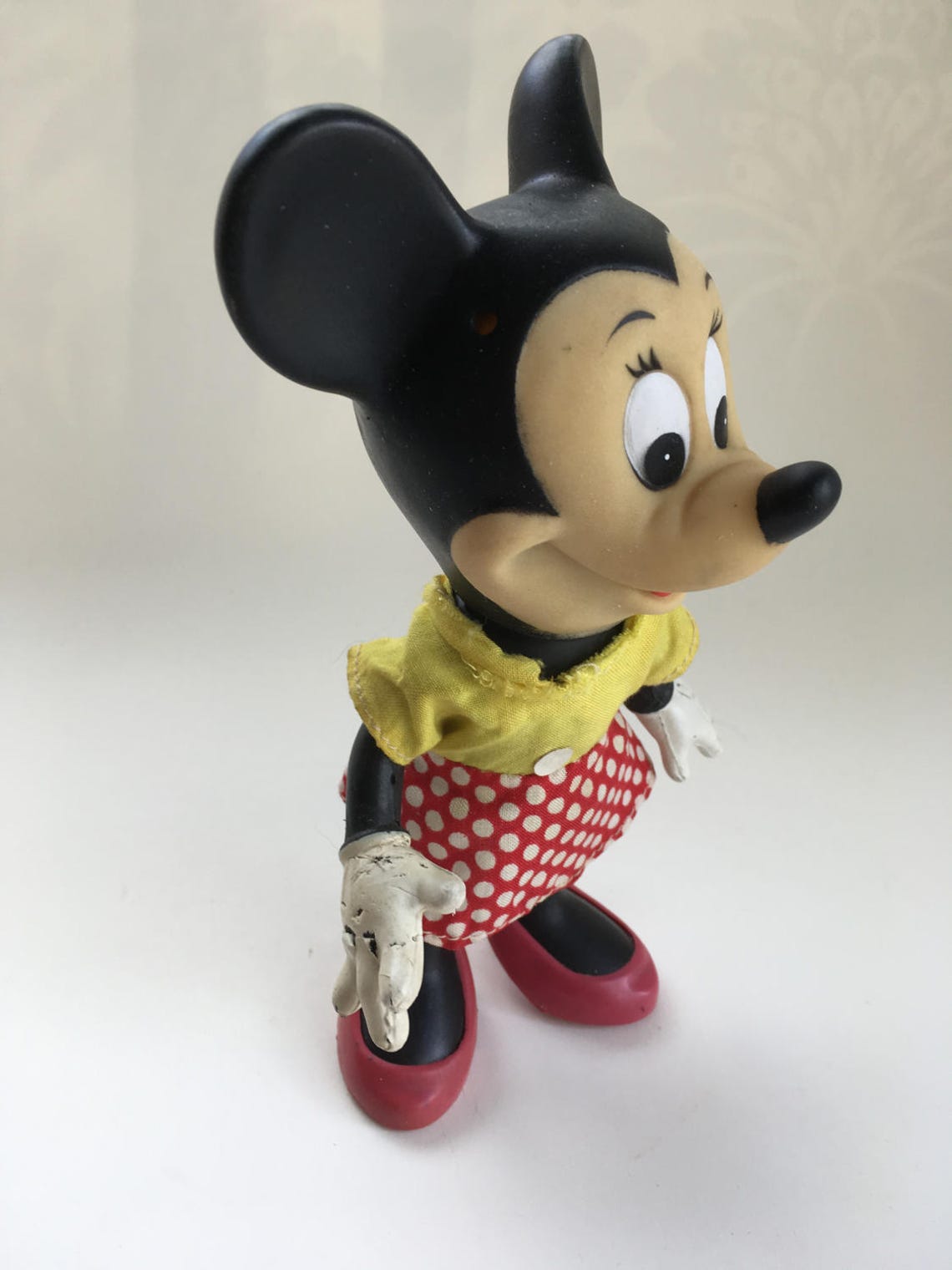 SALE: Minnie Mouse Doll Vintage, Rubber Body, Disney Doll, 1960's ...
