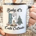 Baby It's Cold Outside Mug Christmas Gift Cute Winter Scene Mugs With ...