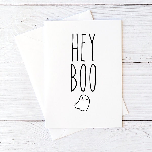 Miss You Boo Card - Etsy