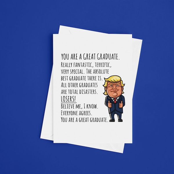 Trump Greeting Card - Etsy