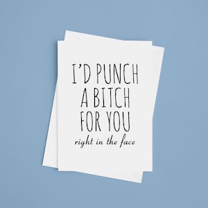 Best Friend Card Friendversary Card Birthday Card BFF Card Funny ...