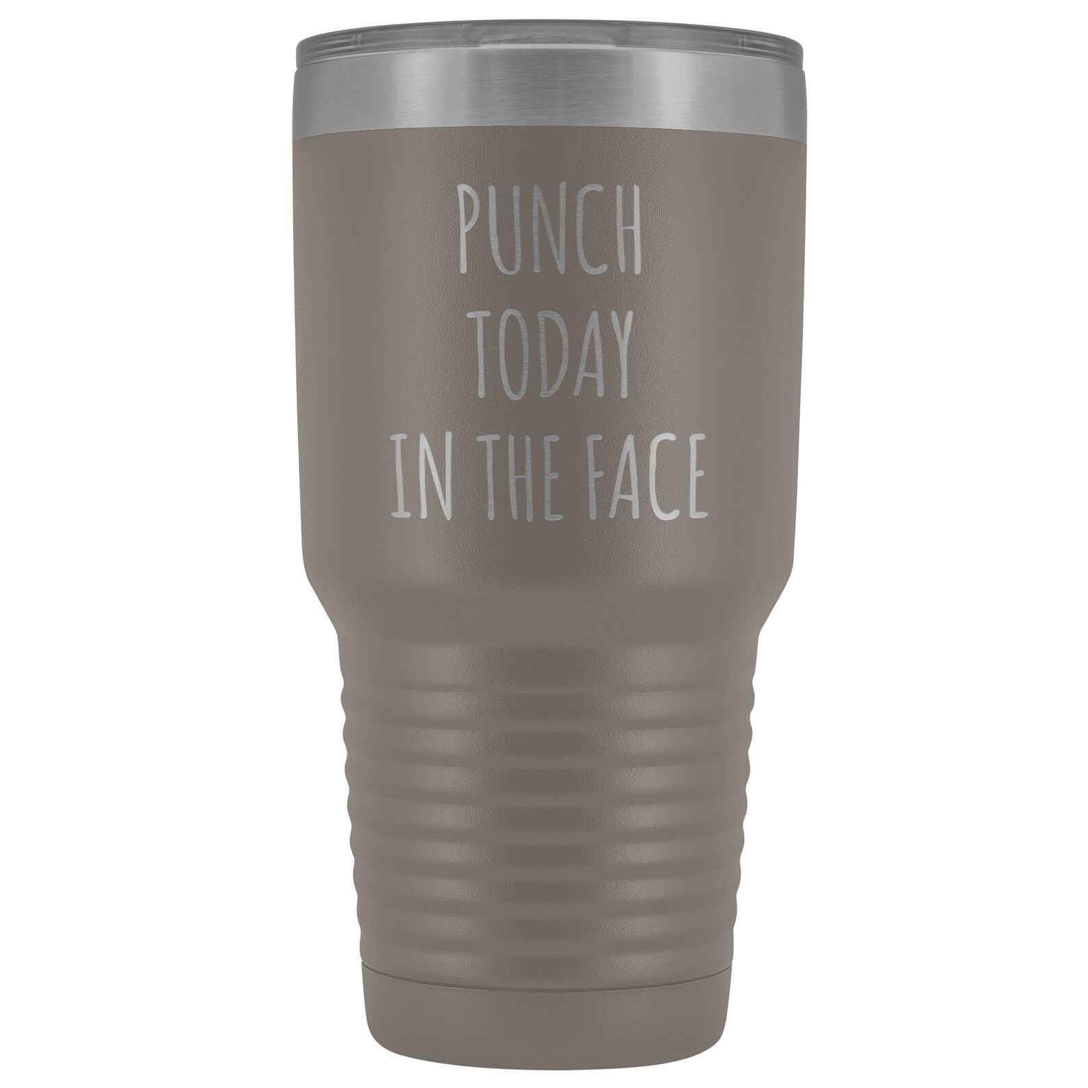 Punch Today in the Face Tumbler Funny Mugs With Sayings Motivational ...