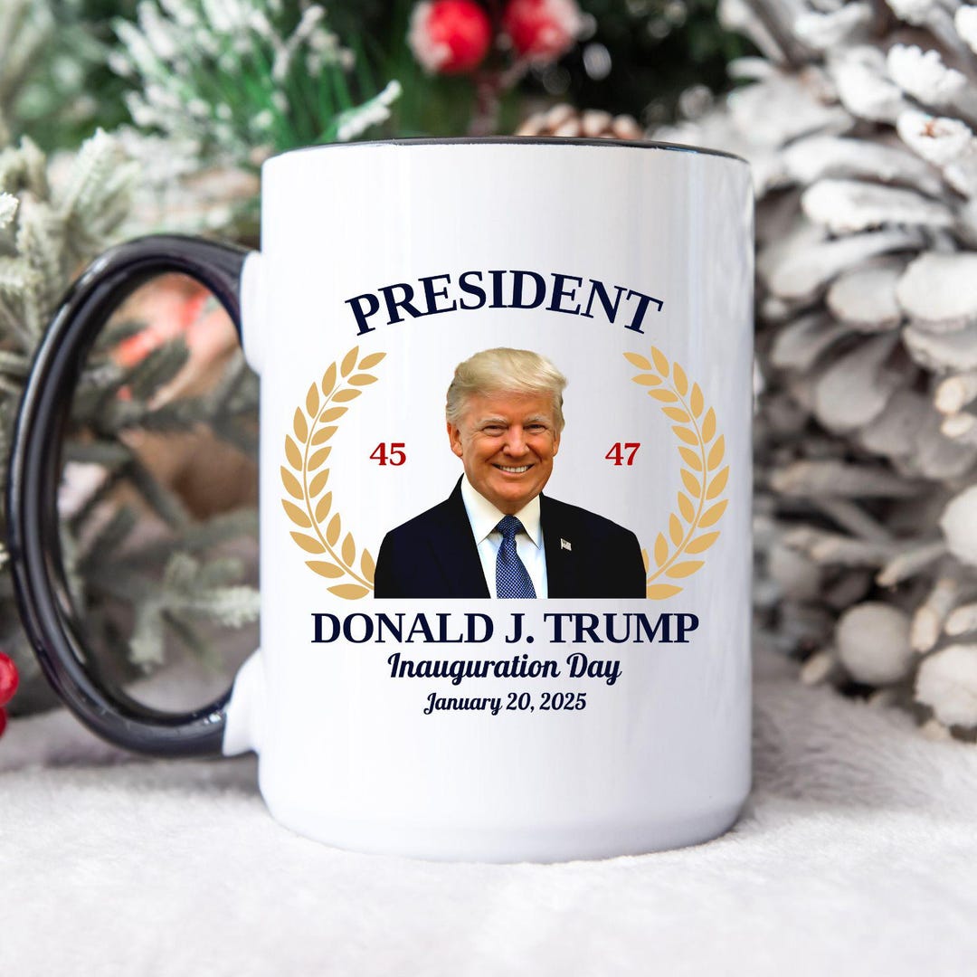 President Donald Trump Mug 47th President of the United States ...