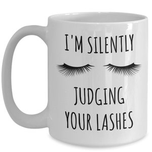 Lash Tech Gift Lashes Mug Lash Technician Gifts Lashes Coffee Cup ...