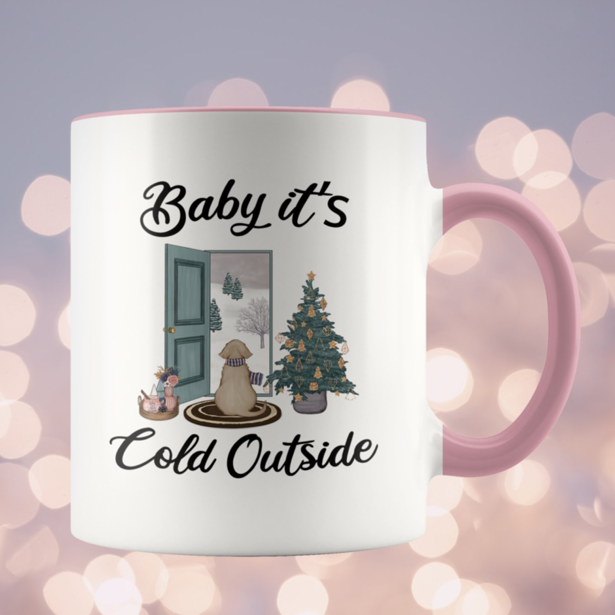 Baby It's Cold Outside Mug Christmas Gift Cute Winter - Etsy