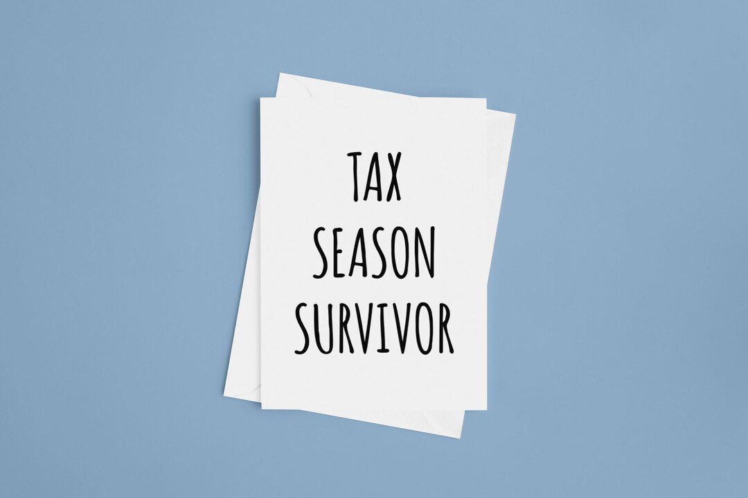 Funny Tax Accountant Card Tax Season Card Accounting Card CPA Card Tax ...