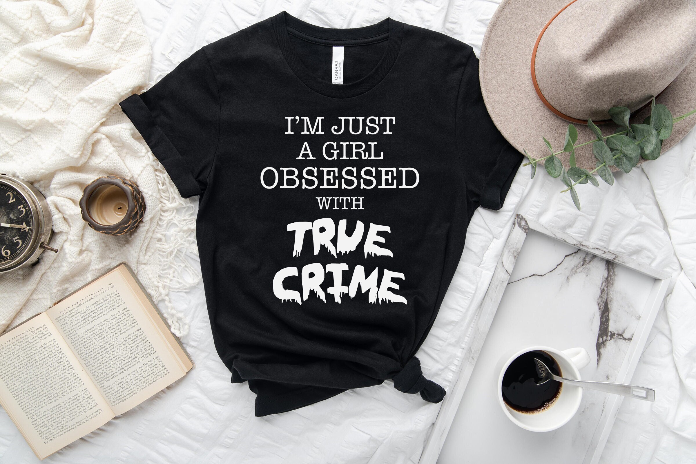 True Crime Shirt True Crime Addict Crime Show Shirt I'm | Etsy