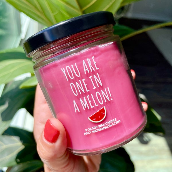 Watermelon Candle - Etsy