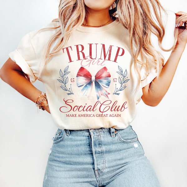 Trump Girl Social Club Shirt - Etsy
