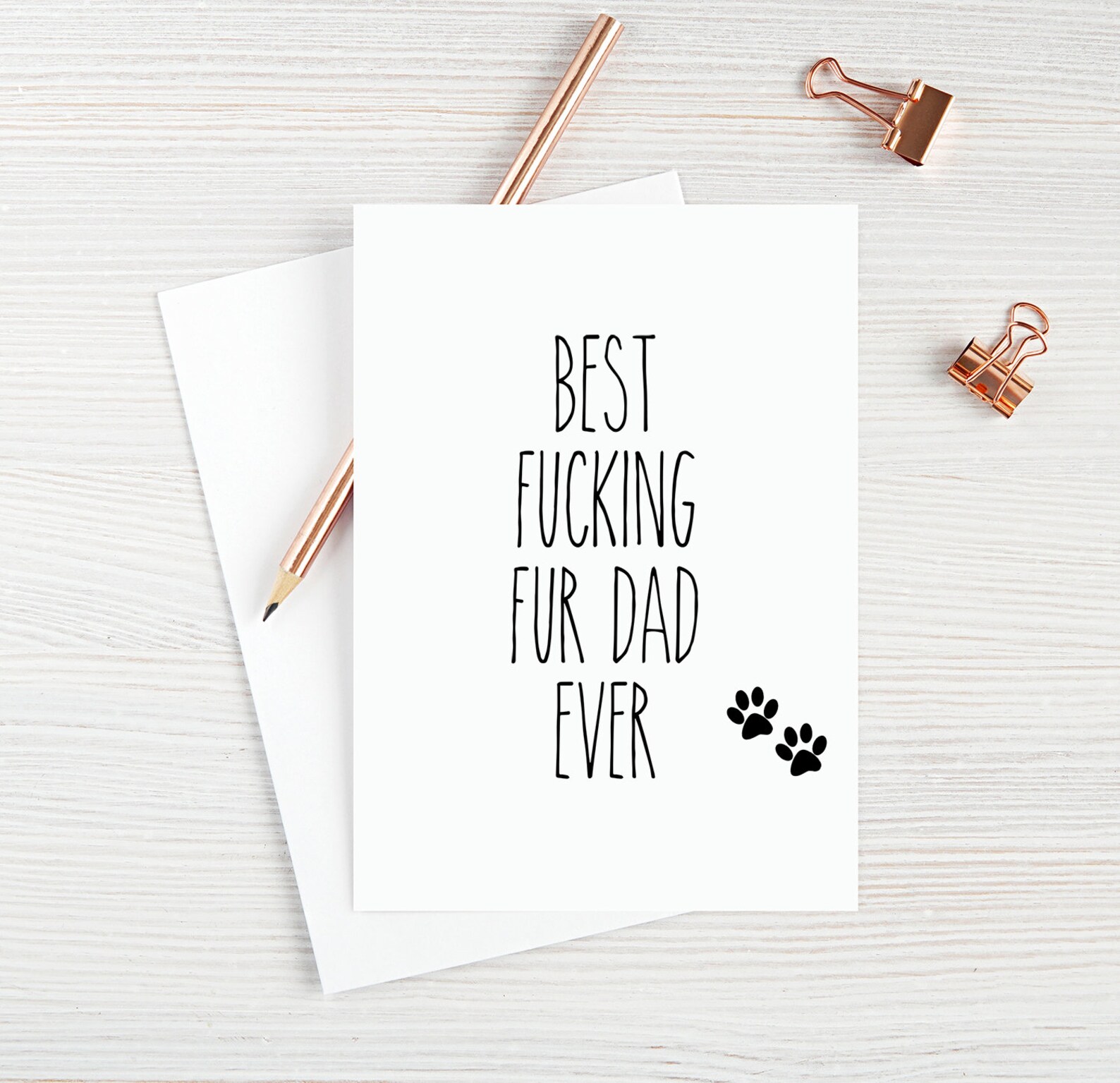 Dog Dad Card for Father's Day Card Cat Dad Card Dog Dad - Etsy