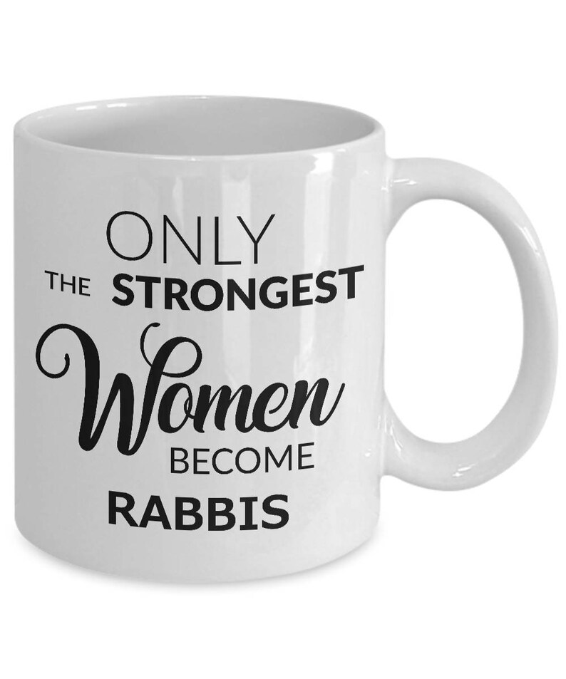 Rabbi Mug for Women Female Rabbi Gifts Only the Strongest - Etsy