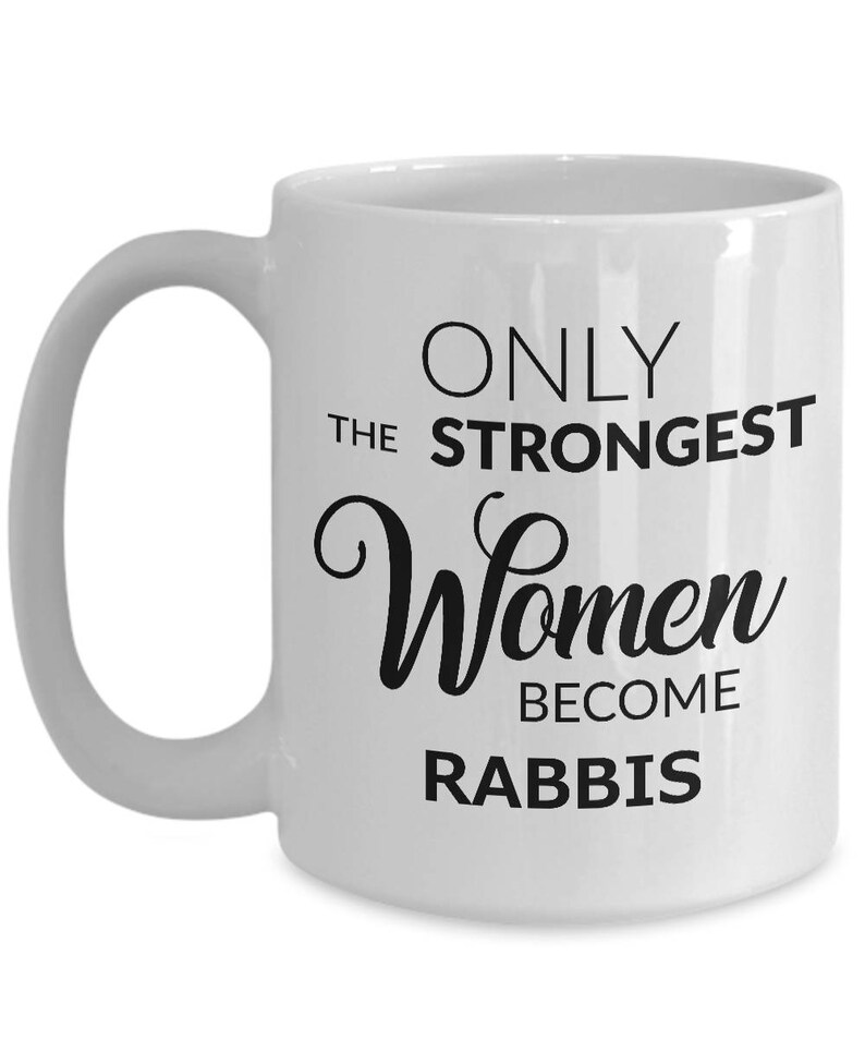 Rabbi Mug for Women Female Rabbi Gifts Only the Strongest - Etsy