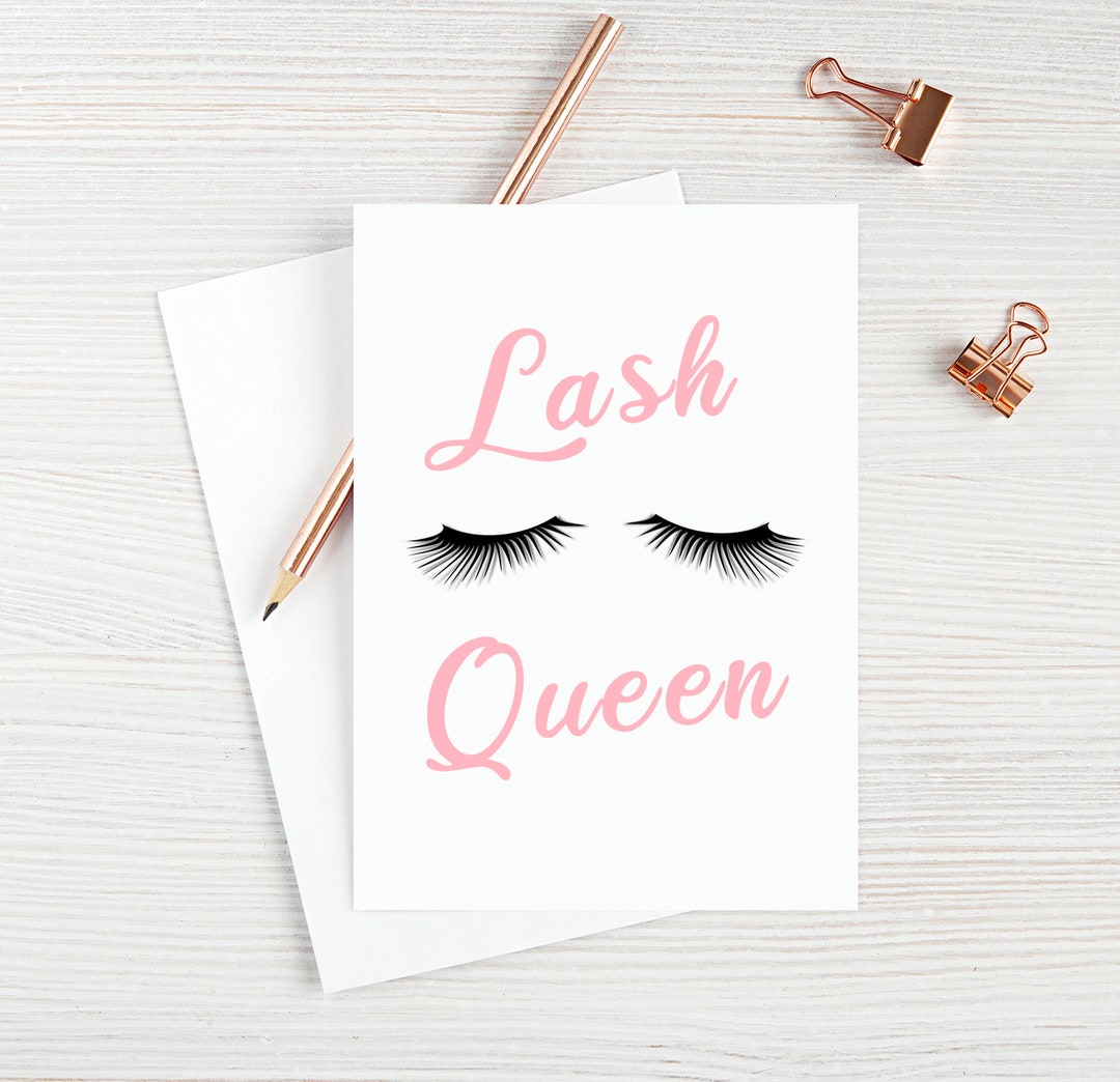 Card for Lash Artist Card Lash Technician Card Lash Tech Card Lashes ...