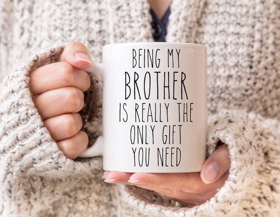 Funny Brother Gift for Brothers Mug Gift to Brother From | Etsy
