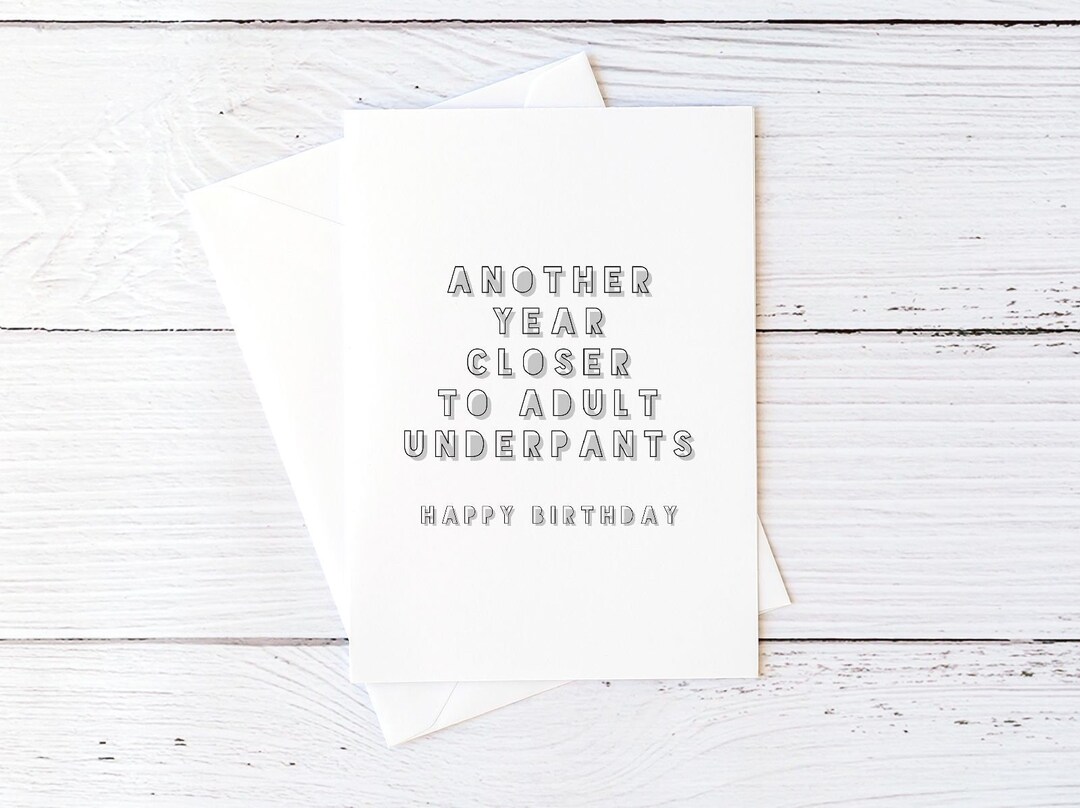 Funny Birthday Card Birthday Card for Getting Older Over the Hill Card ...