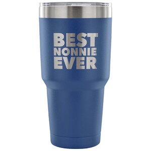 Nonnie Gifts Best Nonnie Ever Tumbler Metal Mug Double Wall Vacuum ...