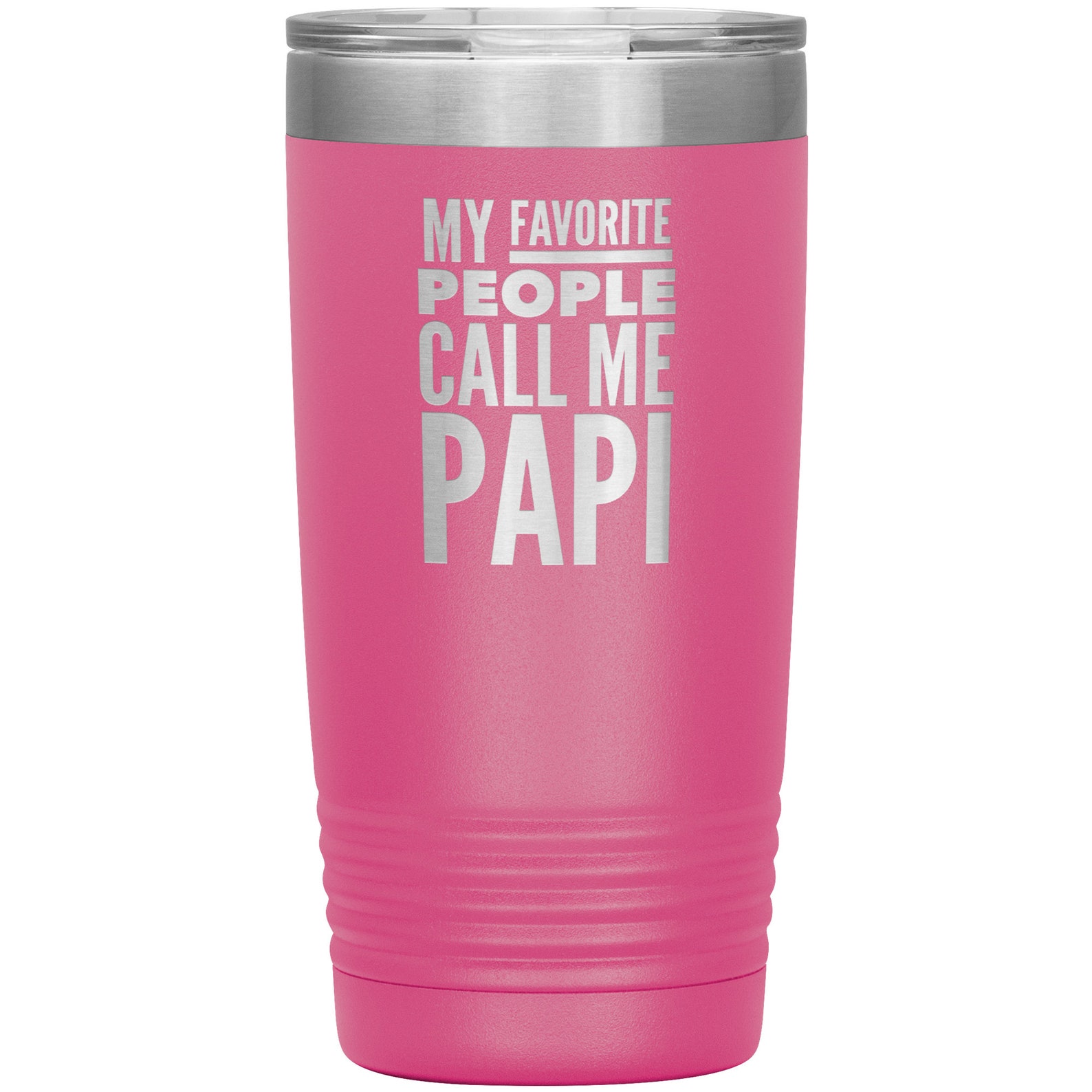 Papi Gifts for Papis My Favorite People Call Me Papi Tumbler | Etsy