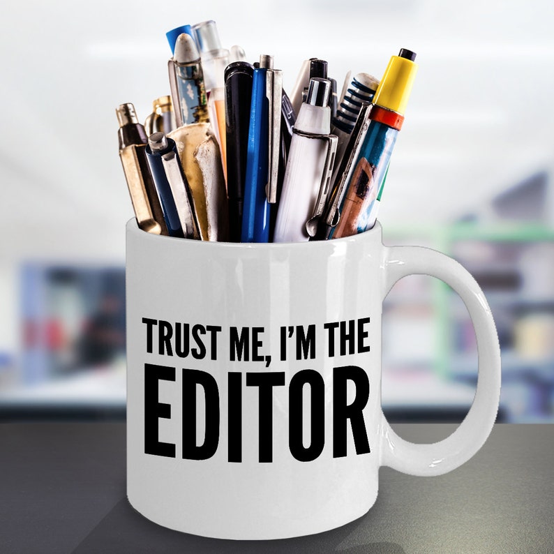 Editor Gift Editor Mug Trust Me I'm the Editor Coffee Cup | Etsy