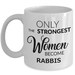 Rabbi Mug for Women Female Rabbi Gifts Only the Strongest Women Become ...