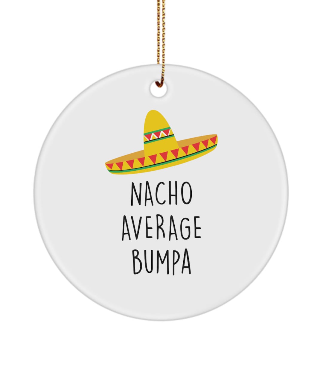 Bumpa Gift for Bumpa Nacho Average Bumpa Ceramic Christmas Tree ...